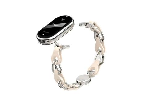 XIAOMI Narukvica za smart watch Xiaomi Mi Band M8/M9 metalna krem