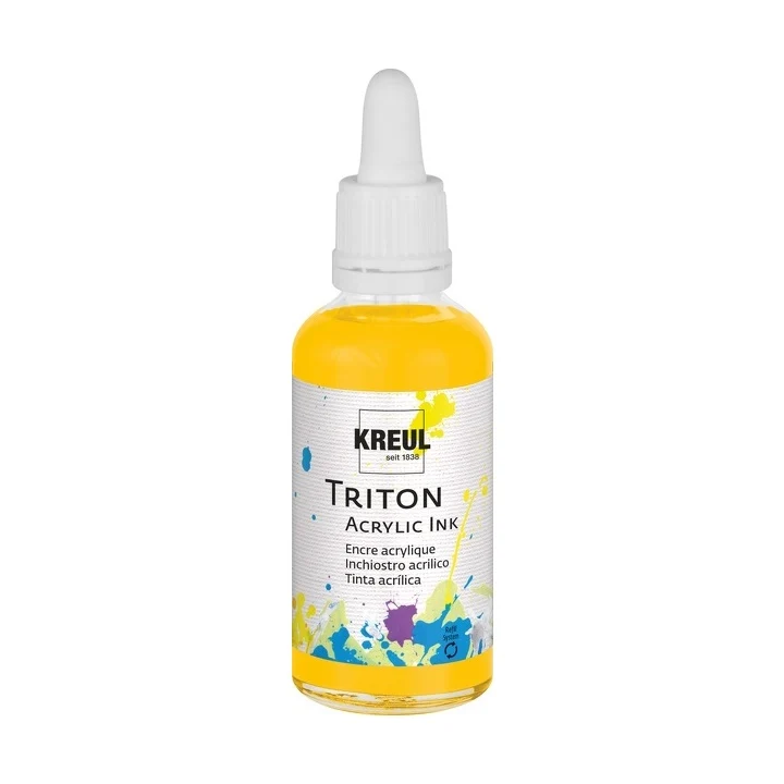 Akrilno mastilo Triton 40 ml - KREUL – Maize žuta