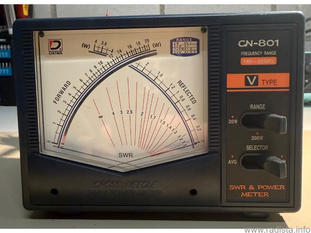 1. Swr Watt Metar Daiwa CN-801 V Type