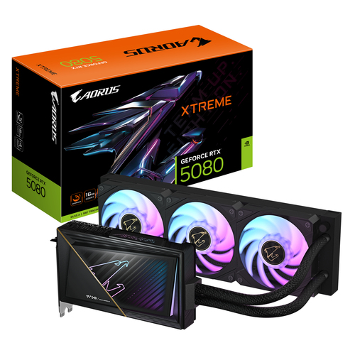 nVidia GeForce RTX 5080 AORUS XTREME WATERFORCE 16GB 256bit GV-N5080AORUSXW-16GD rev. 1.0 grafička karta
