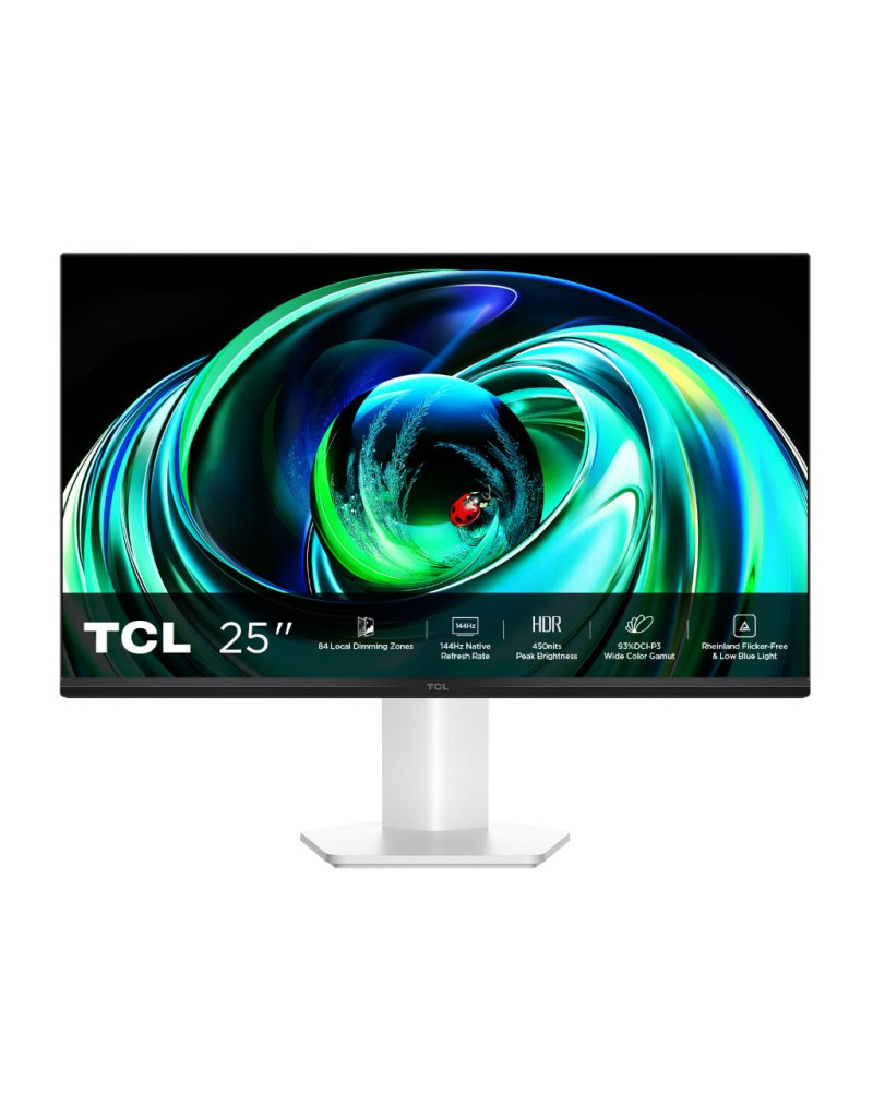 TCL 25G54 24,5" IPS MiniLED 1920x1080 144Hz 5ms GtG VGA,HDMI VESA belo-crna