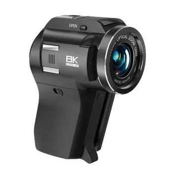 CD-V02 8K VIDEO CAMERA WIFI WITH 8X OPTICAL ZOOM - BLACK