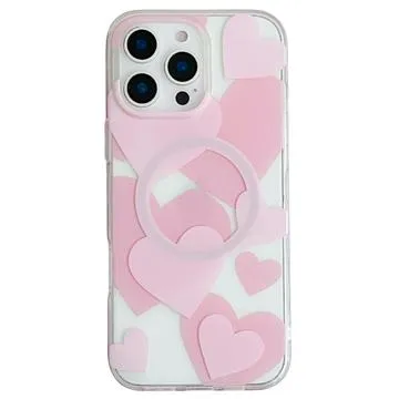 IPHONE 16 PRO MAX PURE LOVE MAGNETIC HYBRID CASE - PINK
