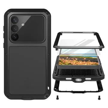 SAMSUNG GALAXY S26+ LOVE MEI POWERFUL HYBRID CASE - BLACK
