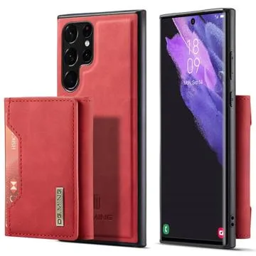 DG.MING M2 SAMSUNG GALAXY S23 ULTRA 5G HYBRID MASKA SA NOVČANIKOM - CRVENA