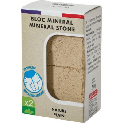 234044 Zolux Eden Mineralni Kamen za Glodare Nature Plain 2x100g