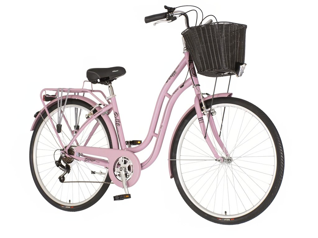 BICIKL FASHION VISITOR BELLA 28" 18" V-BRAKE 6 BRZINA 155-178CM(S/M) ROZE