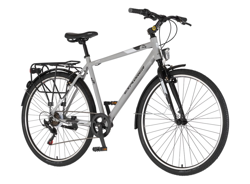 BICIKL TOUR EXPLORER AXYS 28" ALU 21" V-BRAKE 6 BRZINA 167-192CM (L/XL) SIVI