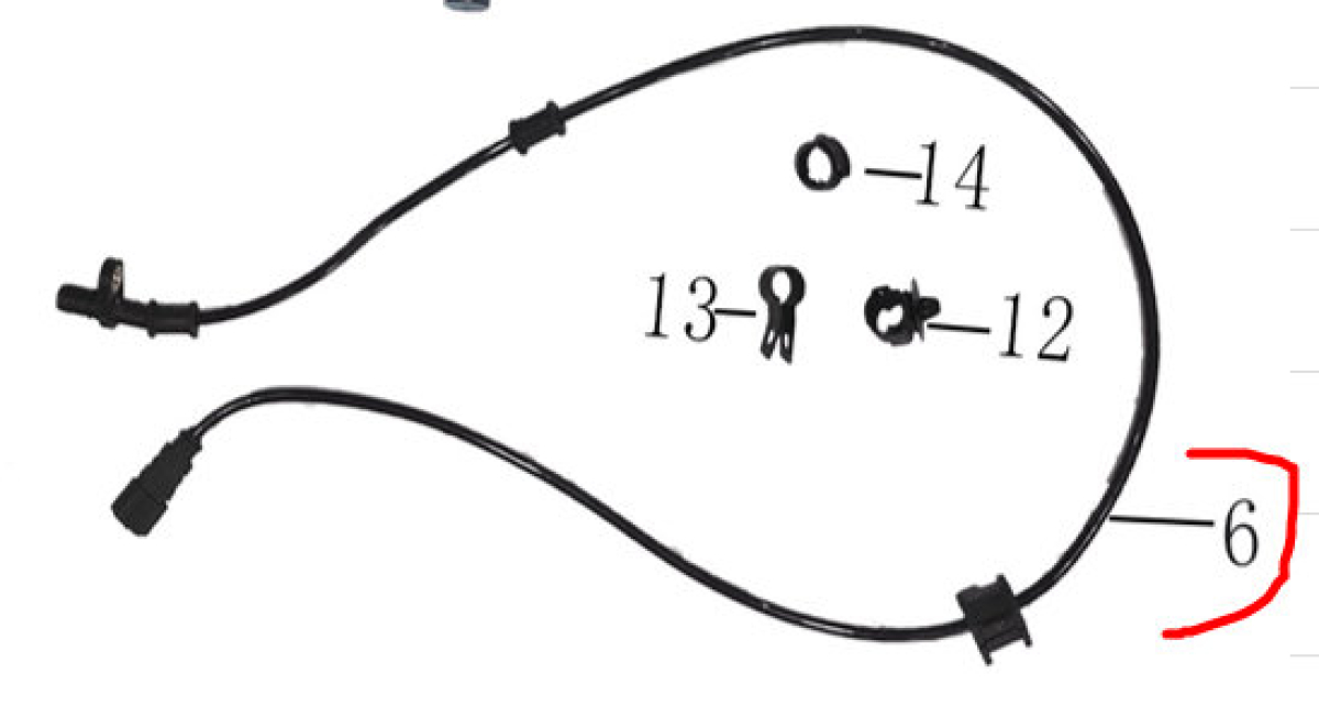 SENZOR ZA MOTOR ABS (PREDNJI) 4056-18-00000 NEW ADVISER