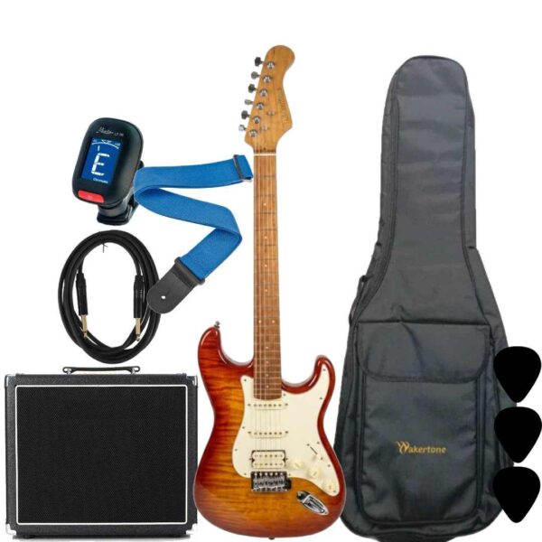 Wakertone VK15-HB 60W komplet paket električna gitara sa pojačalom i opremom