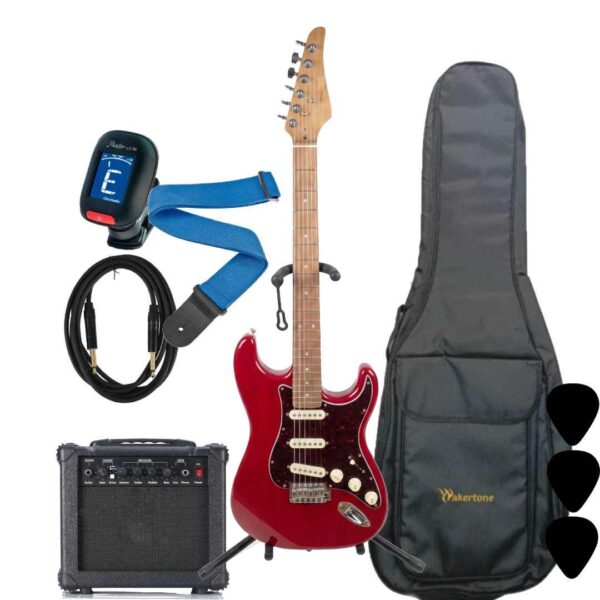 Wakertone VK62-DCH 15W Gitarski paket, pojačalo 15W, futrola, štimer, kaiš, kabl, trzalice