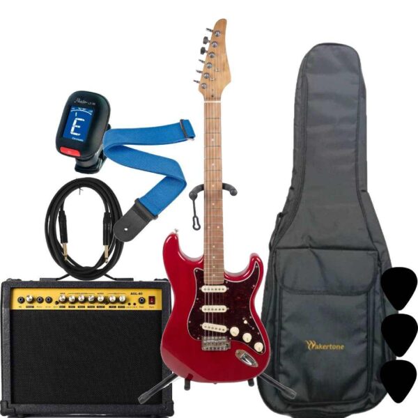 Wakertone VK62-DCH 40W Gitarski paket, pojačalo 40W, futrola, štimer, kaiš, kabl, trzalice