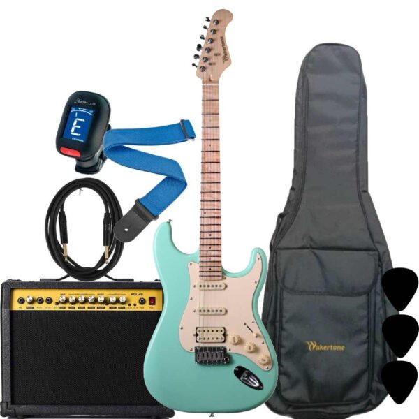 Wakertone VK62-LG 40W komplet paket električna gitara sa pojačalom i opremom