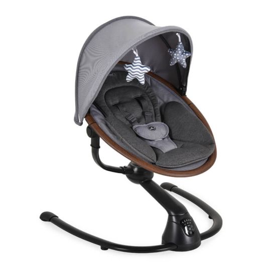 Električna ljuljaška za bebe Cloud Premium Plus Dark Grey