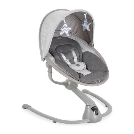 Električna ljuljaška za bebe Cloud Premium Plus Light Grey