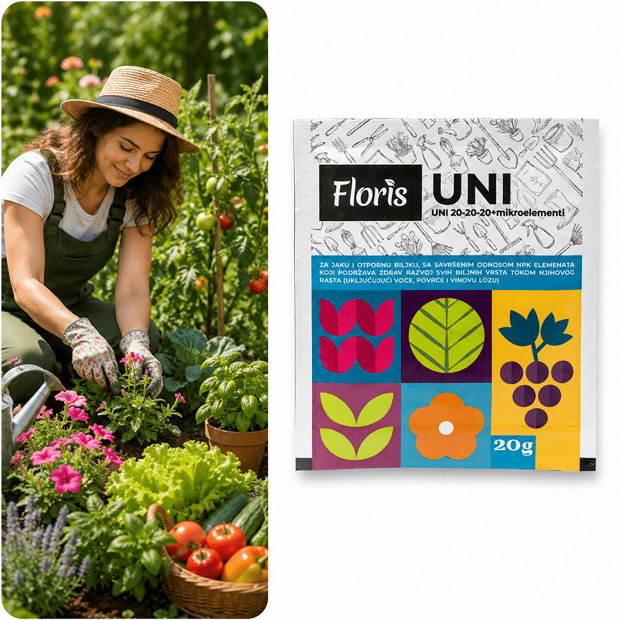 Floris đubrivo UNI 20-20-20+ME 20 g