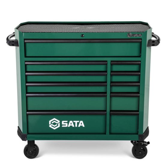 Kolica za alat sa 11 fioka (Zelena) SATA ST95114G