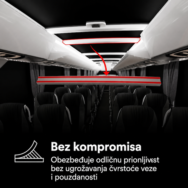 3M™ VHB™ LVO traka za lepljenje LSE materijala (PP, PS, ABS…)