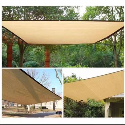 Tenda Ibiza za terase - bež i crna