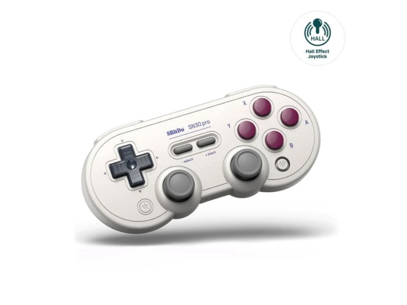 8BITDO BEŽIČNI GAMEPAD SN30 PRO BT/MULTI-PLATFORM/HALL EFFECT/G CLASSIC