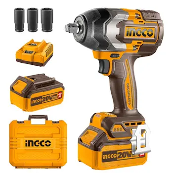 Ingco aku udarni odvijač 1/2″ 850Nm CIWLI2085E