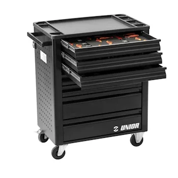 Unior set biciklističkog alata u kolicima sa 8 fioka 1600N1-US 152/1 629226