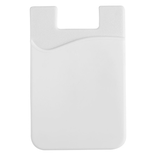 POCKET, SILIKONSKI DRŽAČ KARTICA ZA TELEFON, BELI
