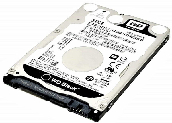 HDD 2.5 * 500GB WD5000LPLX WD BLACK SCORPIO 7200RPM 32MB SATA3 7MM