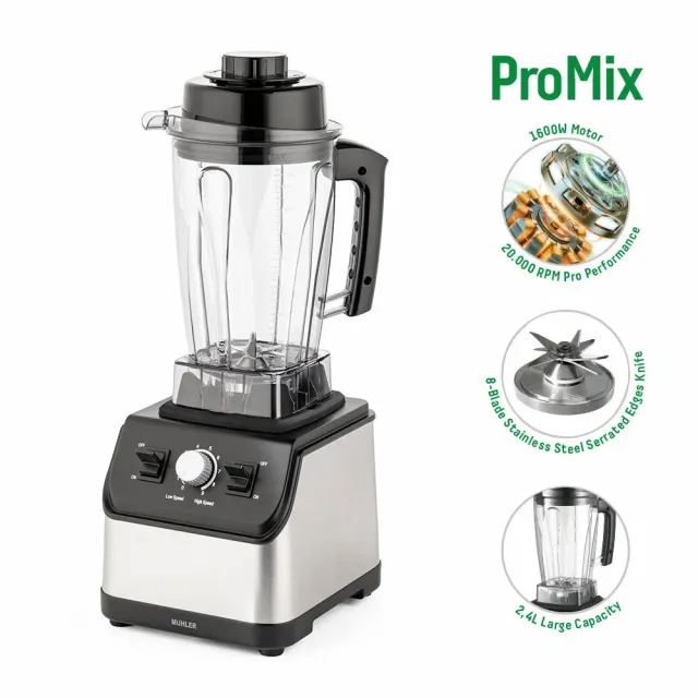 MUHLER MB1624 – BLENDER PROMIX, 1600W, 2,4 L