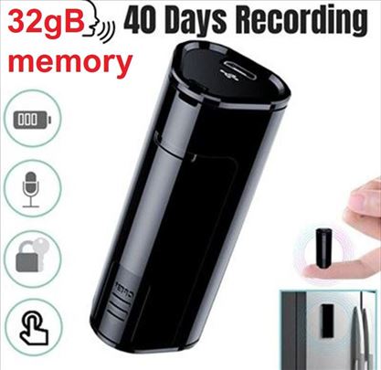 Mini snimač izuzetno dugo snimanje na glas 32gB!