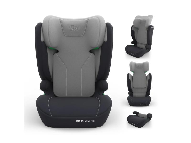 KINDERKRAFT AUTOSEDISTE I-SPARK 2 PLUS I SIZE GREY