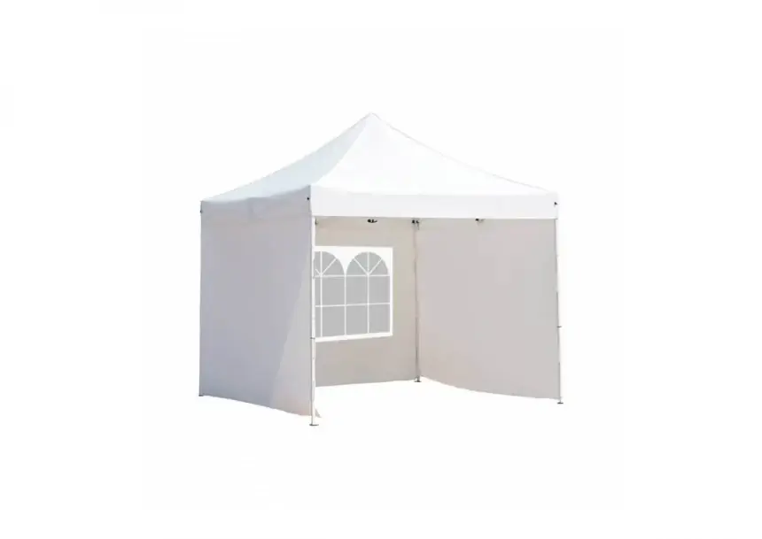 Paviljon Sa Mehanizmom 3x3m Beli Tri Stranice Torba