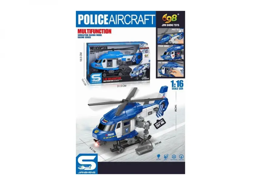 HK MINI IGRAČKA POLICIJSKI HELIKOPTER