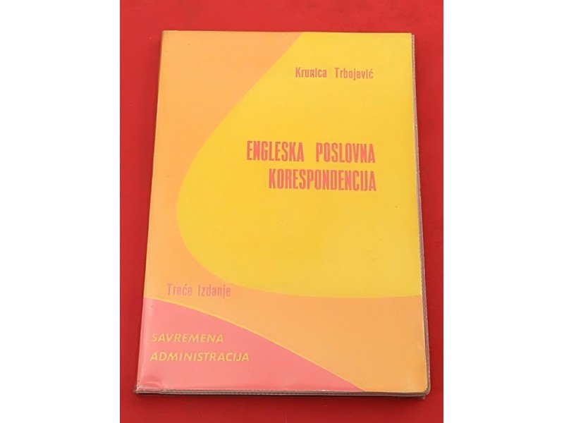Engleska poslovna koresponedencija Krunica Trbojević