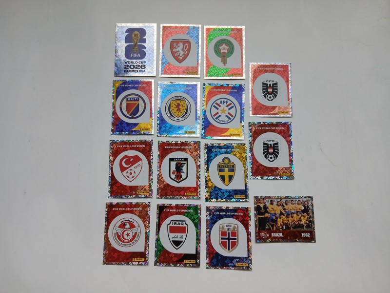 Lot sličica Panini World Cup 2026