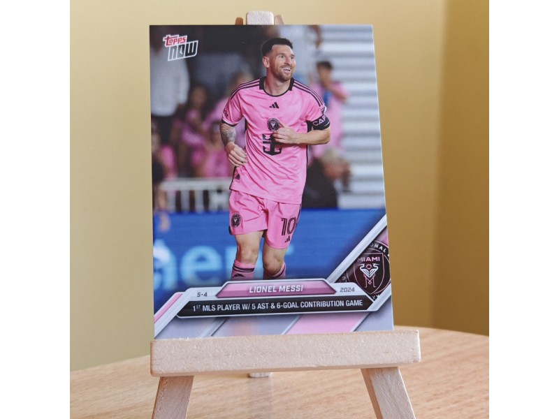 Lionel MESSI kartica - Topps Now 2024