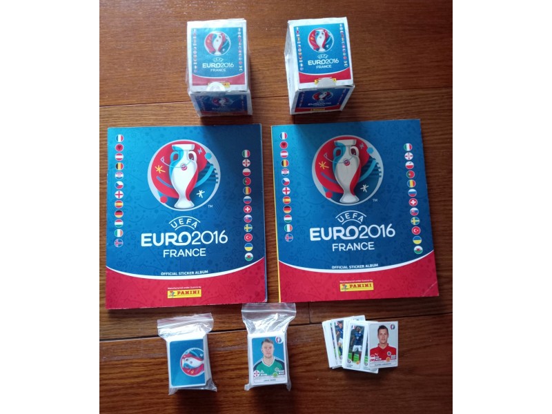 Euro 2016 France- Album, set, neotvorena kutija, kesice