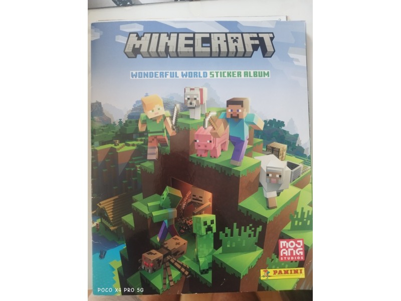 Minecraft Wonderful World slicice na komad