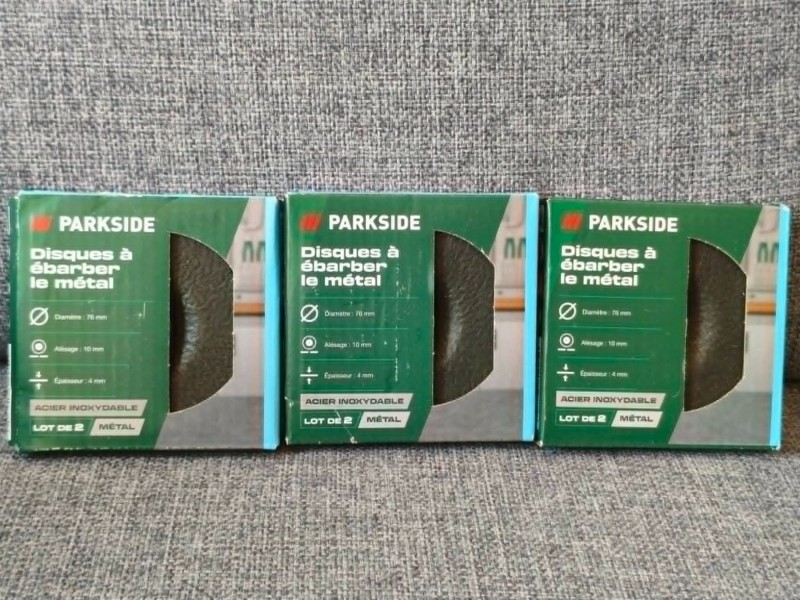 Parkside brusne ploče za grubu obradu metala 3x