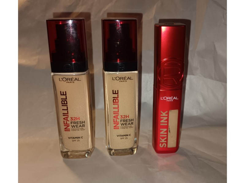 Loreal Infaillible puder SPF 25 , Loreal Skin Ink NOVO