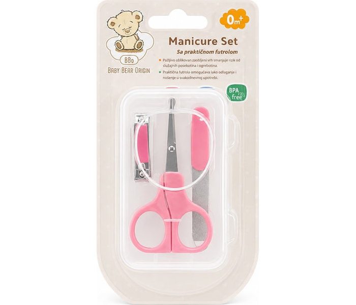 BBO SET ZA NEGU NOKTIJU - PINK (NURSERY)