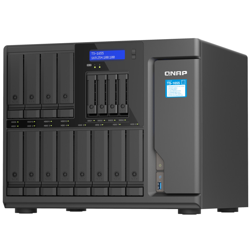 Tower NAS 16-bay, Intel Atom,8gb ram