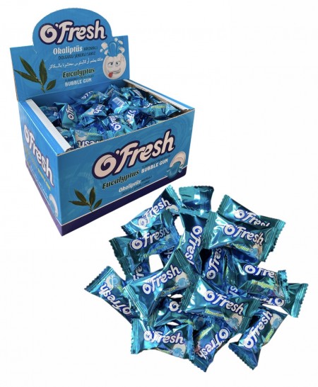 O fresh žvaka eukaliptus 3,5g (100/1)