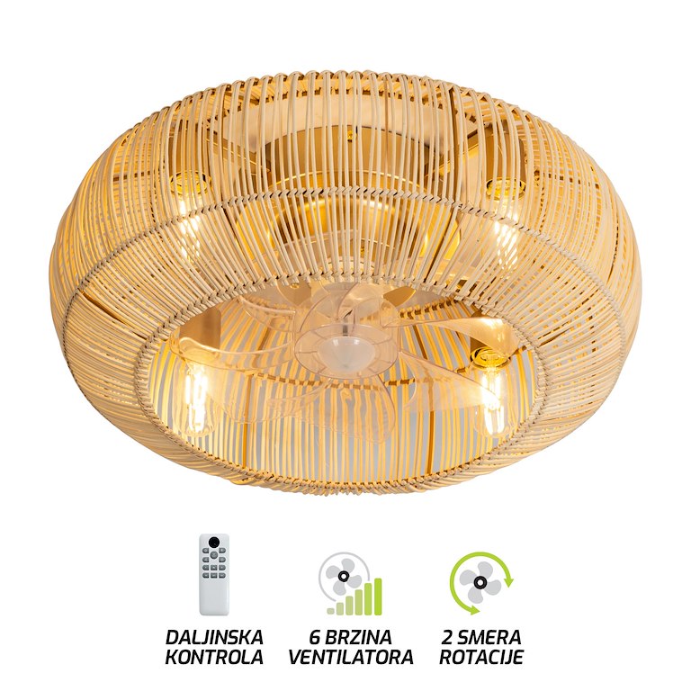 Plafonska lampa sa ventilatorom FV7001-49 NT