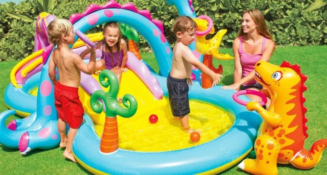 Proizvod sa nedostatkom - OUTLET - Intex Dino Land Bazen - igraonica za decu ( 57135 )