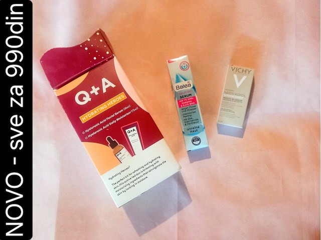 Vichy Balea QA hijaluron serum i krema za lice - NOVO
