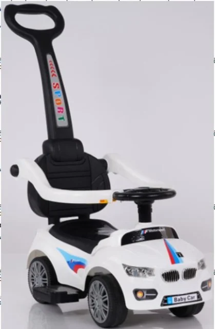 Dečija šetalica - guralica beli auto ( BC5189P )