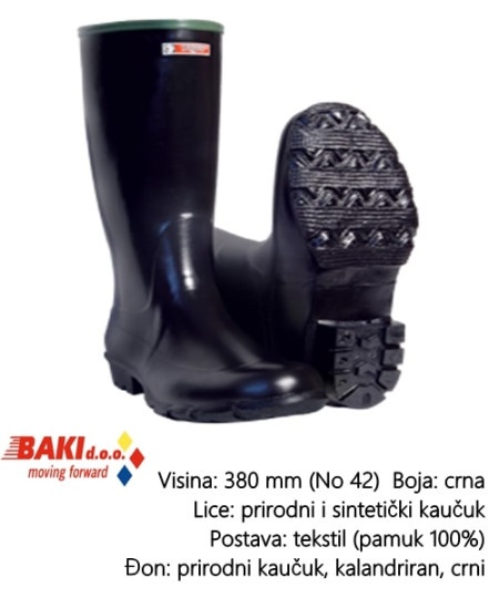 Tigar 70200 čizma visoka crna 39 ( 67015414 )