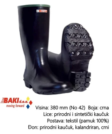 Tigar 70200 čizma visoka crna 41 ( 67015383 )