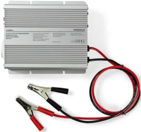 Nedis PIMS60024E Pretvarac napona sa modifikovanim sinusnim talasom, 24 V DC , 230 V AC 50 Hz , 600